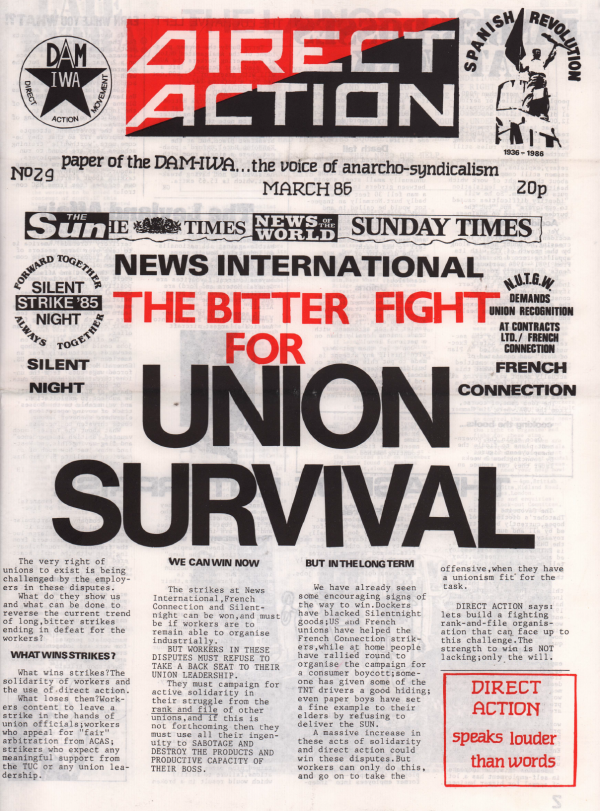 Direct Action #29 (March 1986) | libcom.org